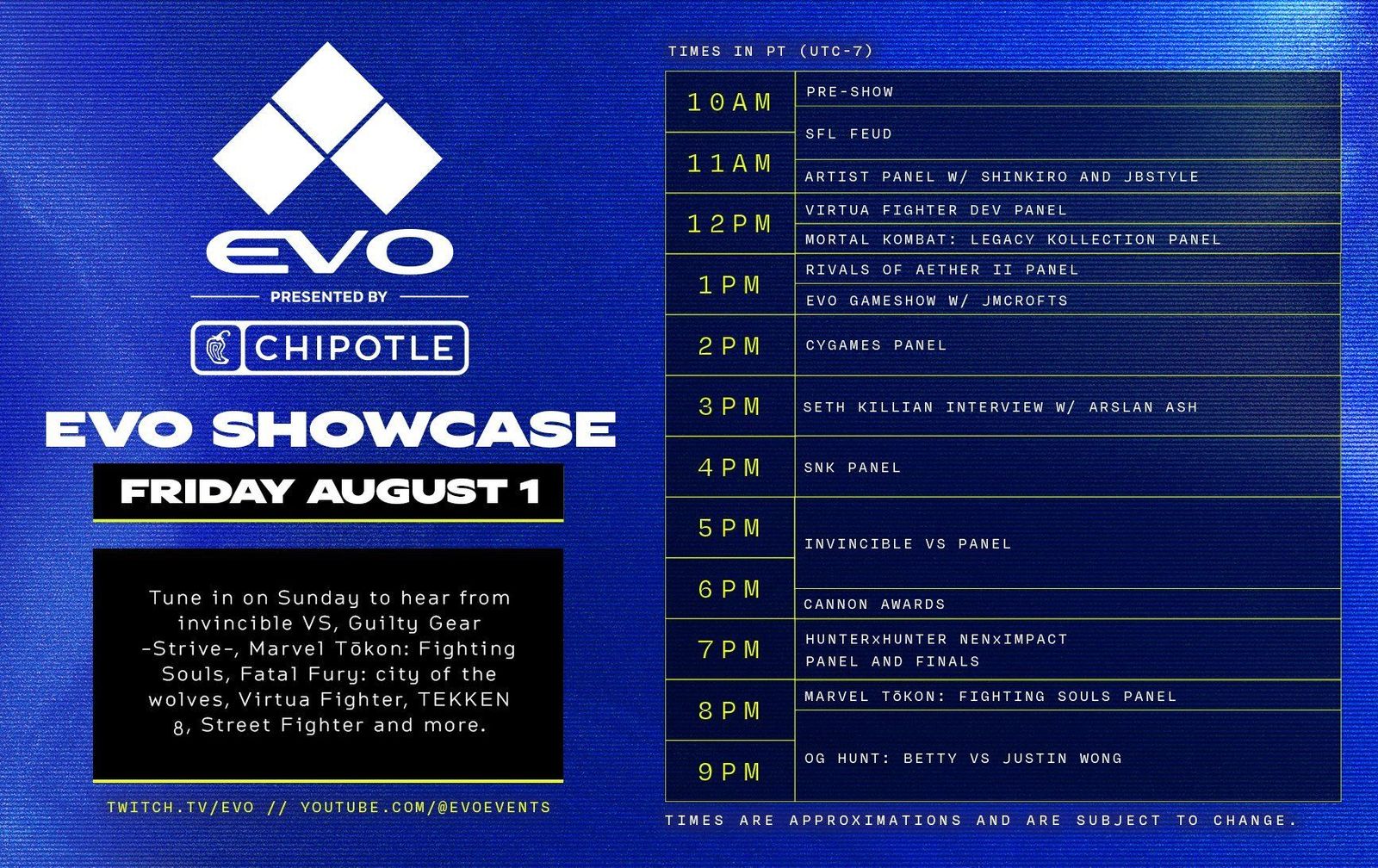 Evo USA | Evo | The Ultimate Fighting Game Tournament